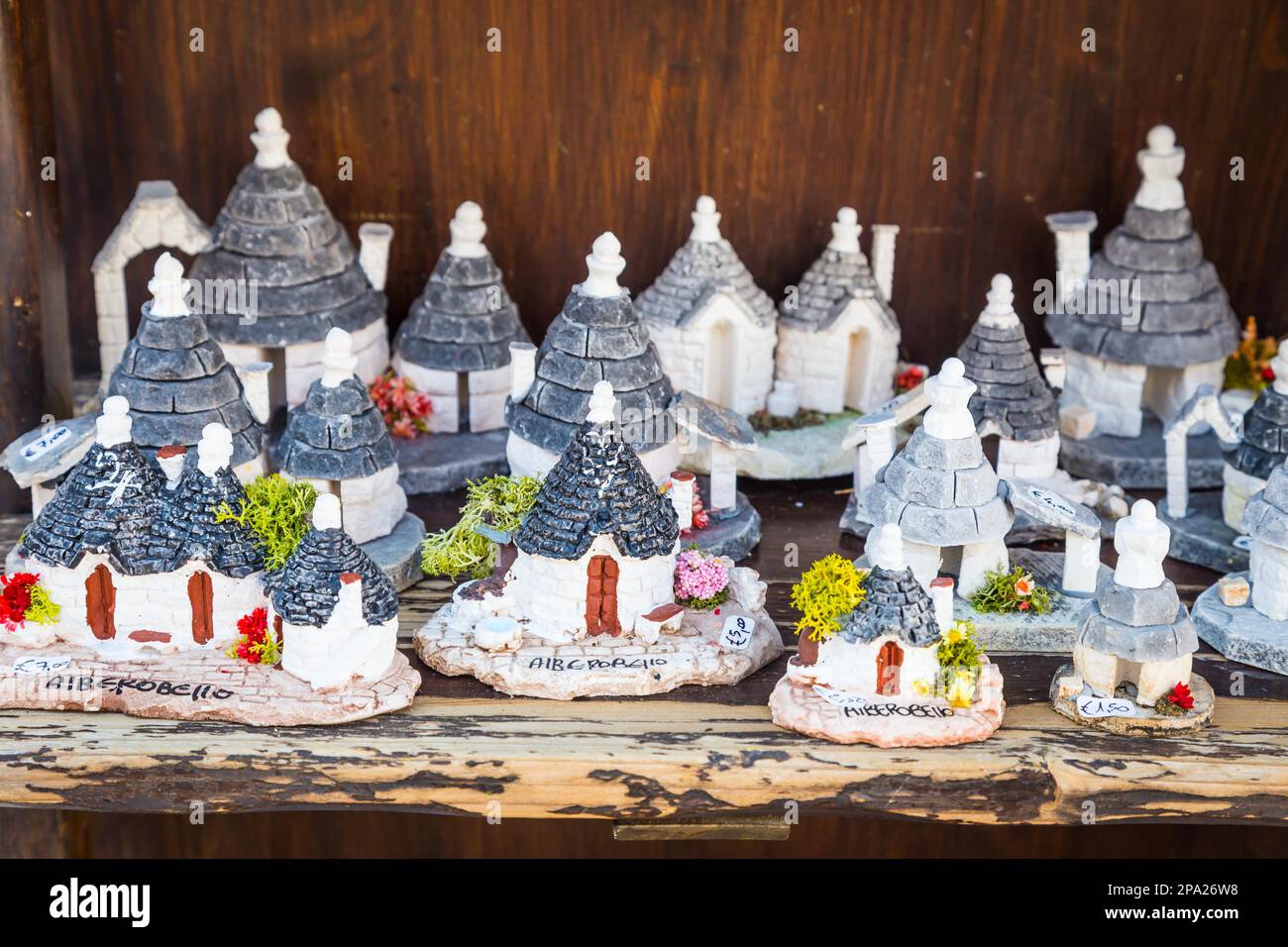 The Trulli di Alberobello is the most famous landmark of Puglia Region ...