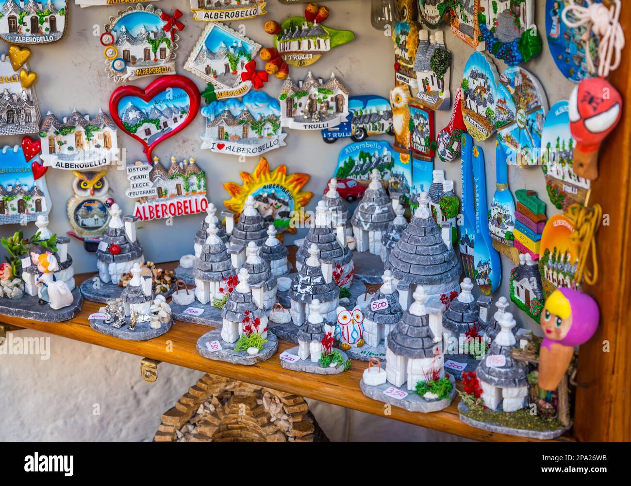 The Trulli di Alberobello is the most famous landmark of Puglia Region ...