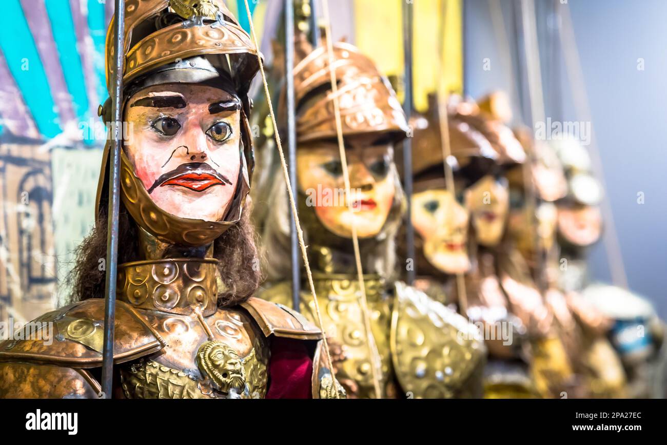 Original Pupo Siciliano (Sicilian puppets) (Italy). The Sicilian ...