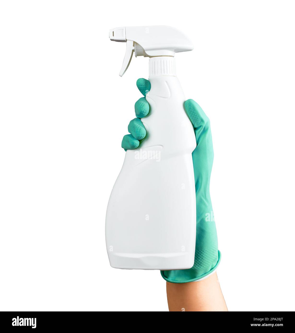 Spray bottle mockup, blank mock-up of sprayer cleaning liquid isolated ...