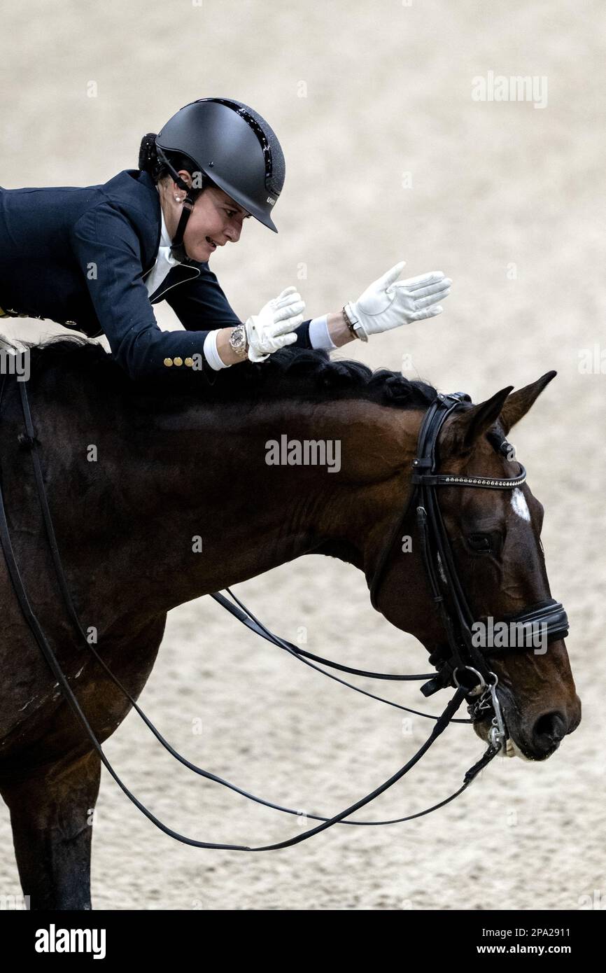 DEN BOSCH - Timna Valenta-Zach (AUT) on Farant in action at the ...