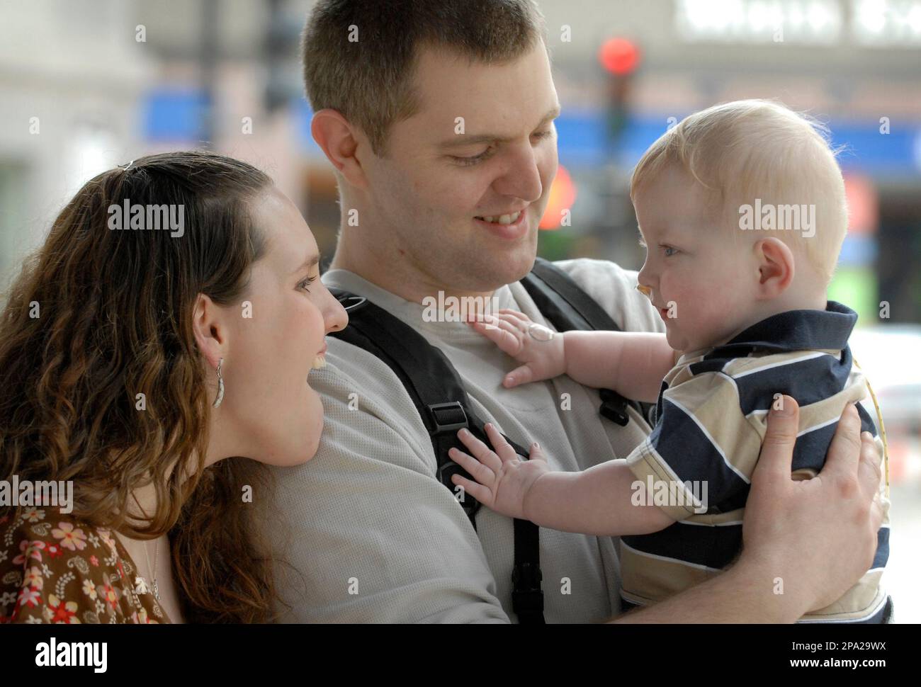 ** ADVANCE FOR MONDAY, JUNE 9 ** Sarah Doyle, and her husband Michael ...