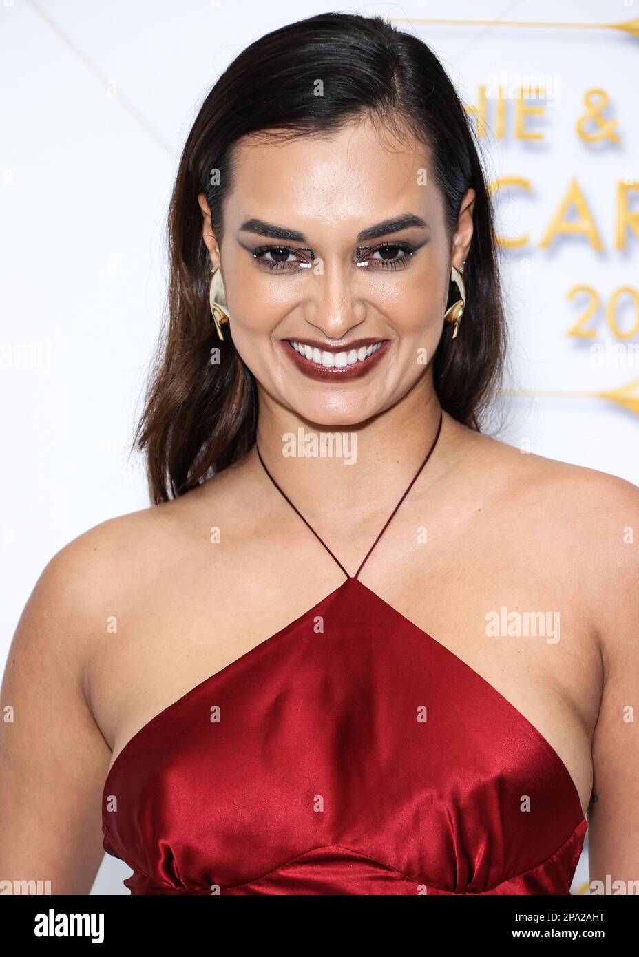 BEL AIR, LOS ANGELES, CALIFORNIA, USA - MARCH 10: Brazilian model ...