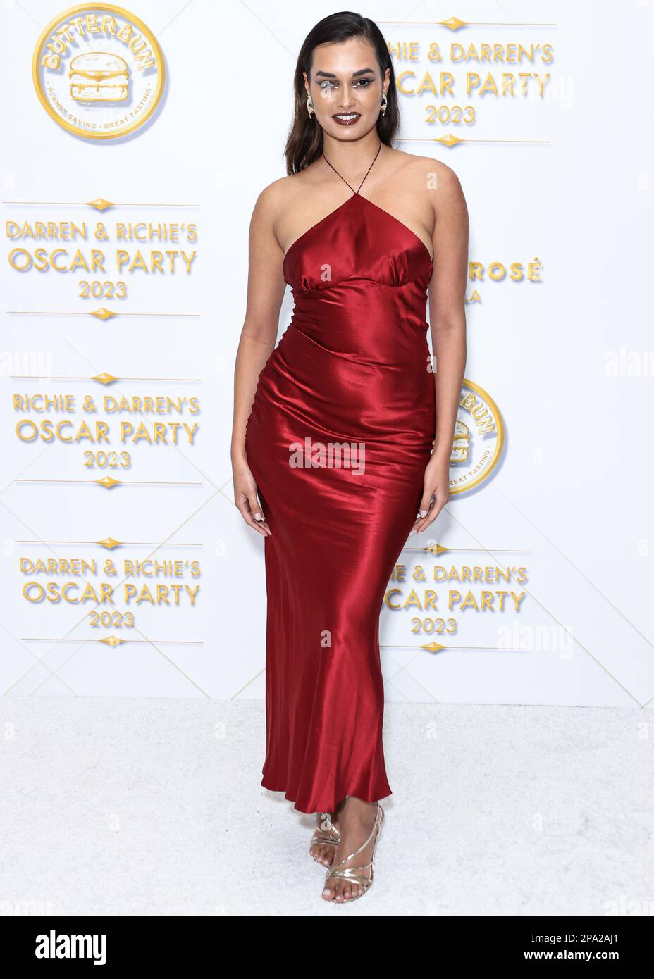 BEL AIR, LOS ANGELES, CALIFORNIA, USA - MARCH 10: Brazilian model ...