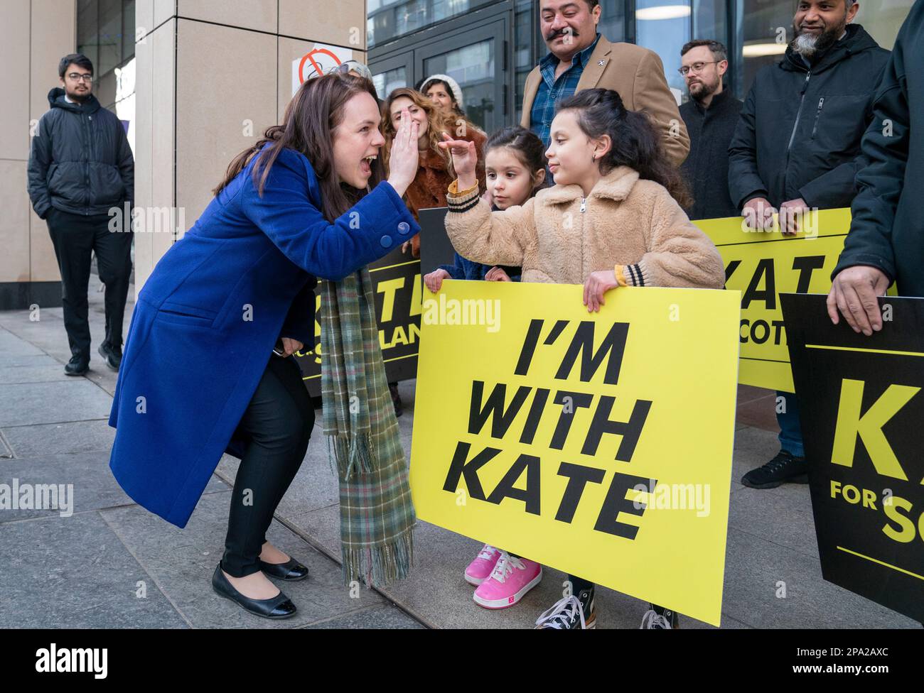 SNP leadership candidate Kate Forbes meets supporters before taking ...