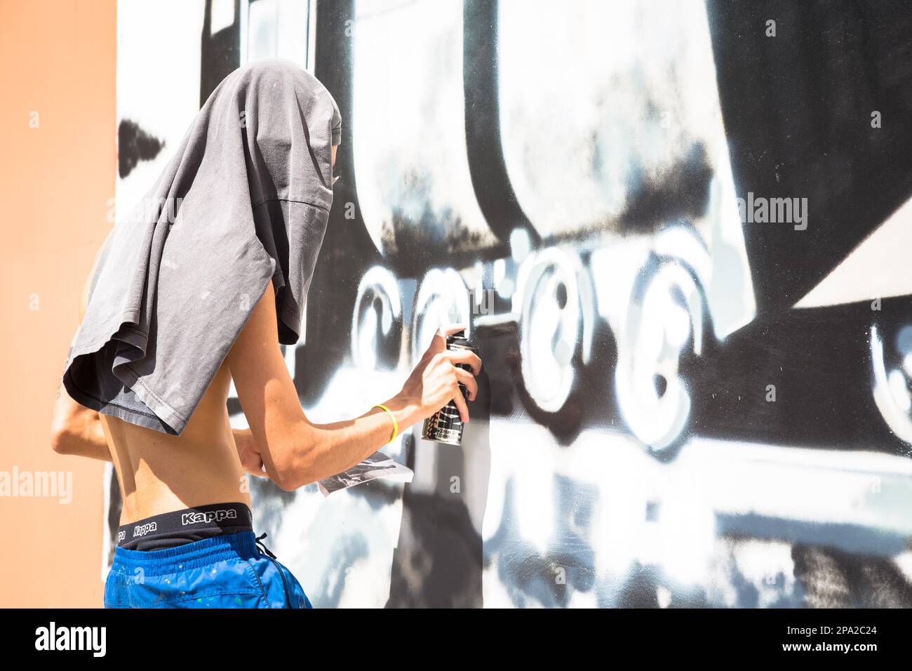 Anonymous graffiti hi-res stock photography and images - Alamy