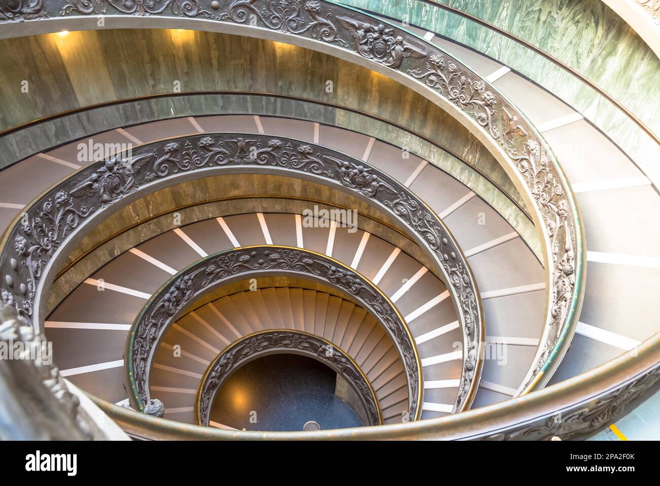 ROME, ITALY - CIRCA SEPTEMBER 2020: the famous spiral staircase with ...