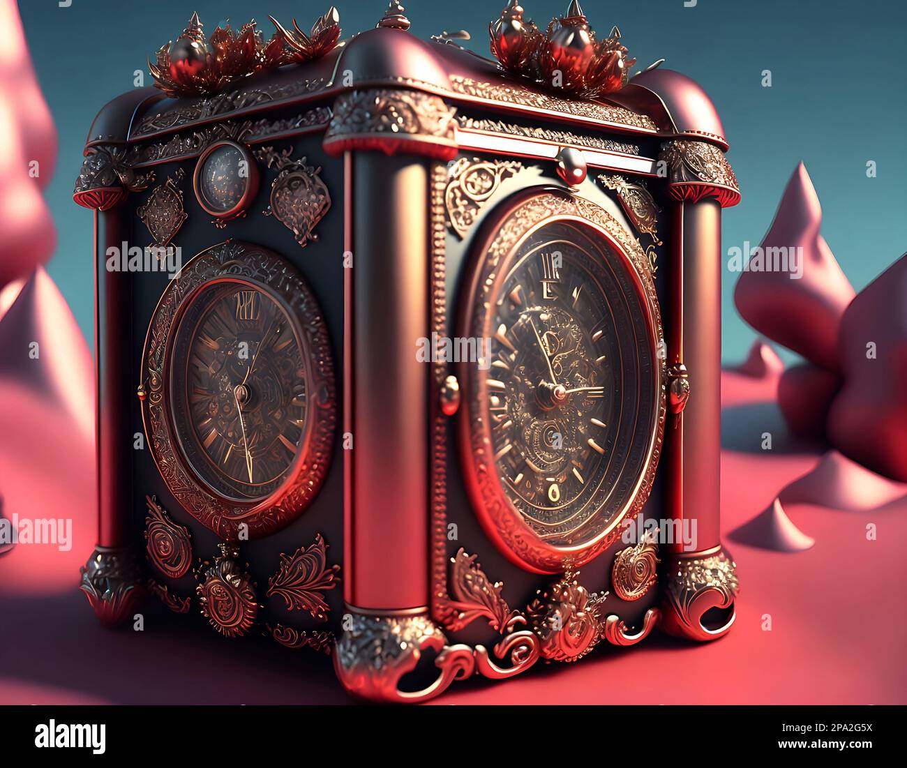 Box clock hi-res stock photography and images - Alamy