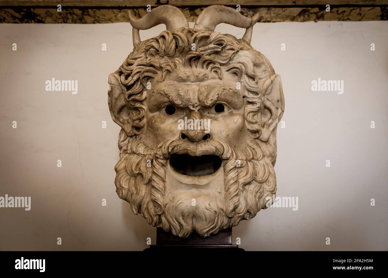 Satan head made of marble, useful for Satanic concept Stock Photo - Alamy