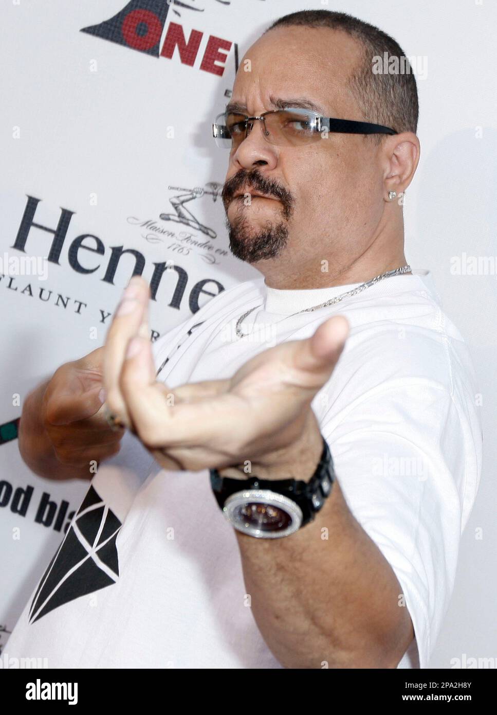 Rapper/actor Ice T arrives at the Hollywood Black Film Festival opening ...