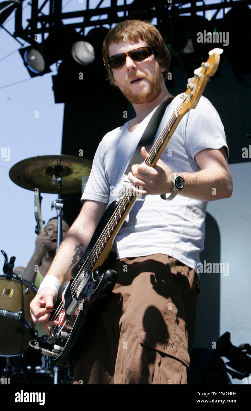 ** FILE ** Barry Wallace, bassist for the Scottish rock band The ...