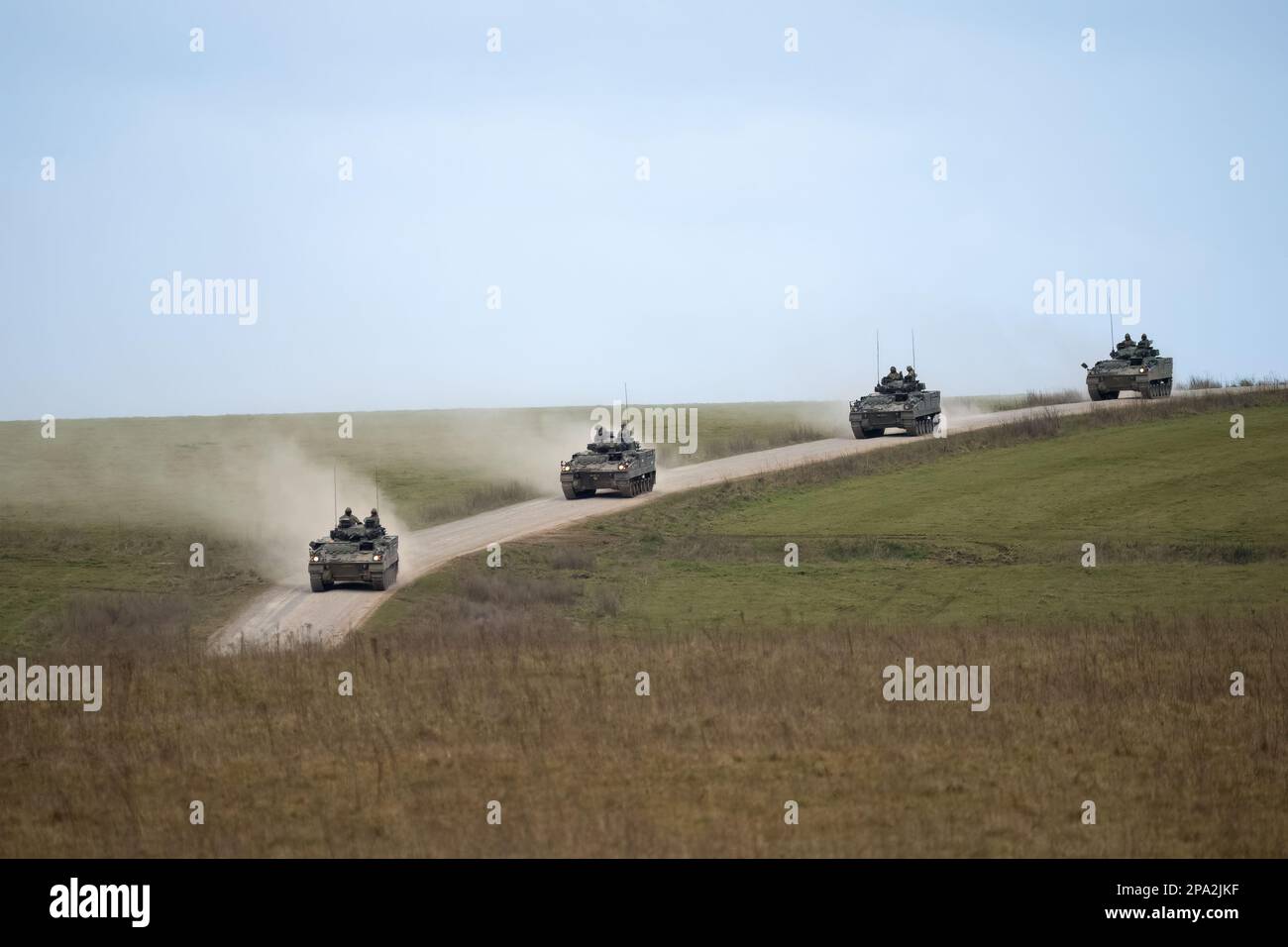 a British army military AS90 (AS-90 Braveheart Gun Equipment 155mm L131 ...