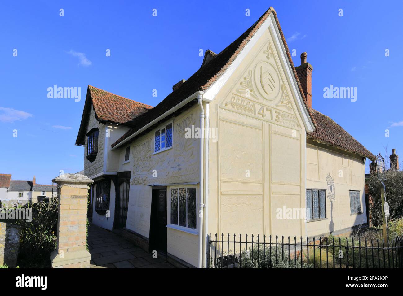 The Clare Ancient House museum, Clare village, Suffolk county, England ...