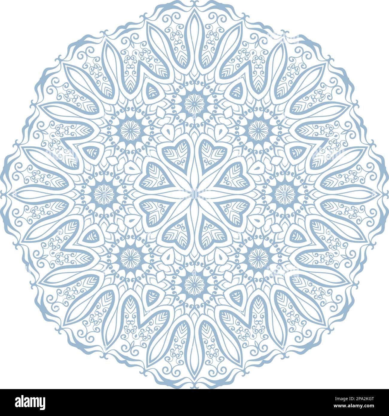 Round ornament Isolated design element Vector illustration Stock Vector ...