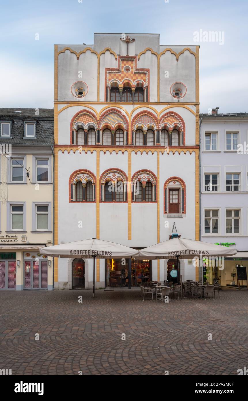Dreikonigenhaus (House of Three Kings) Building - Trier, Germany Stock ...
