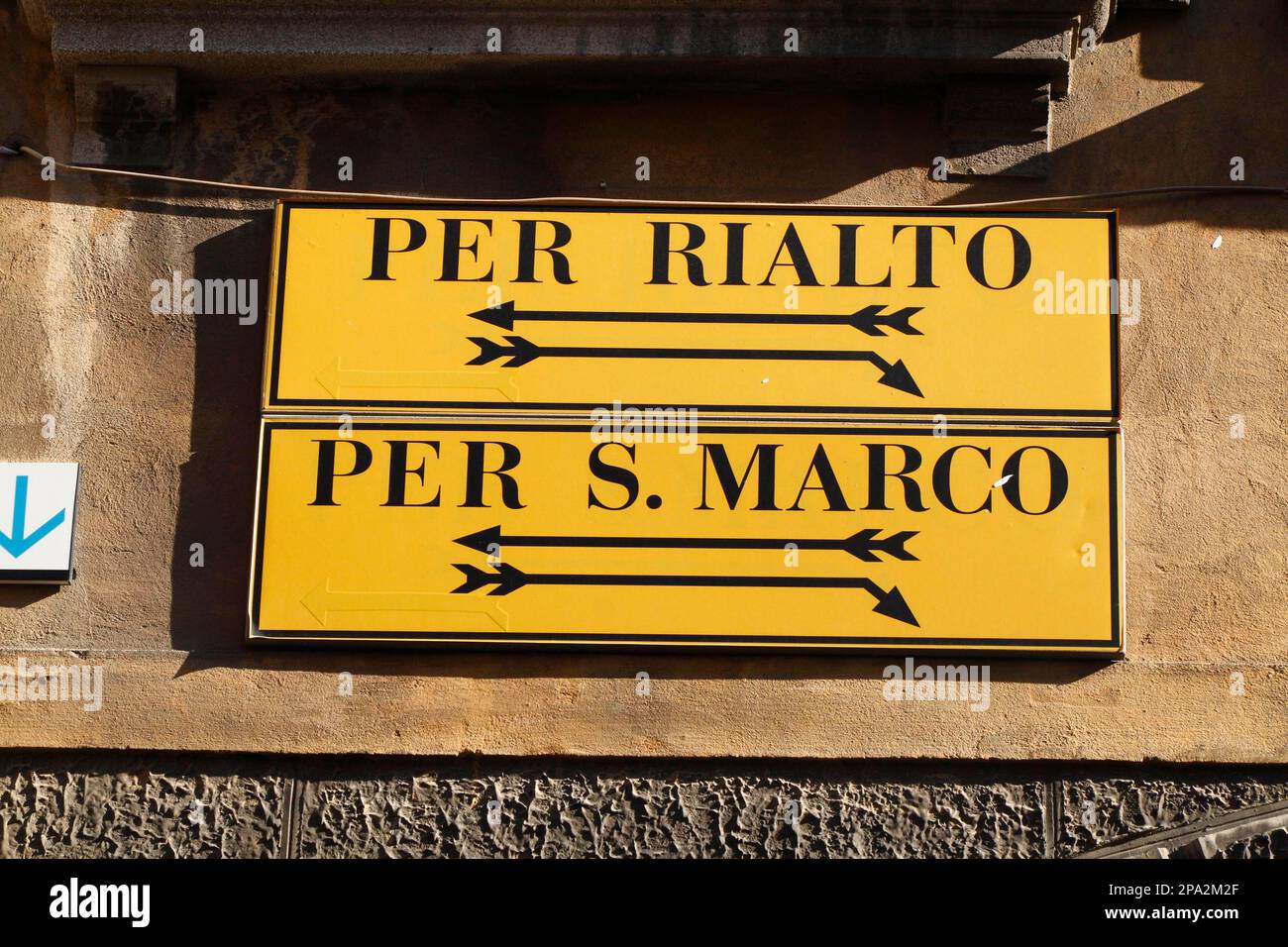 Signs, Venice, Italy Stock Photo - Alamy
