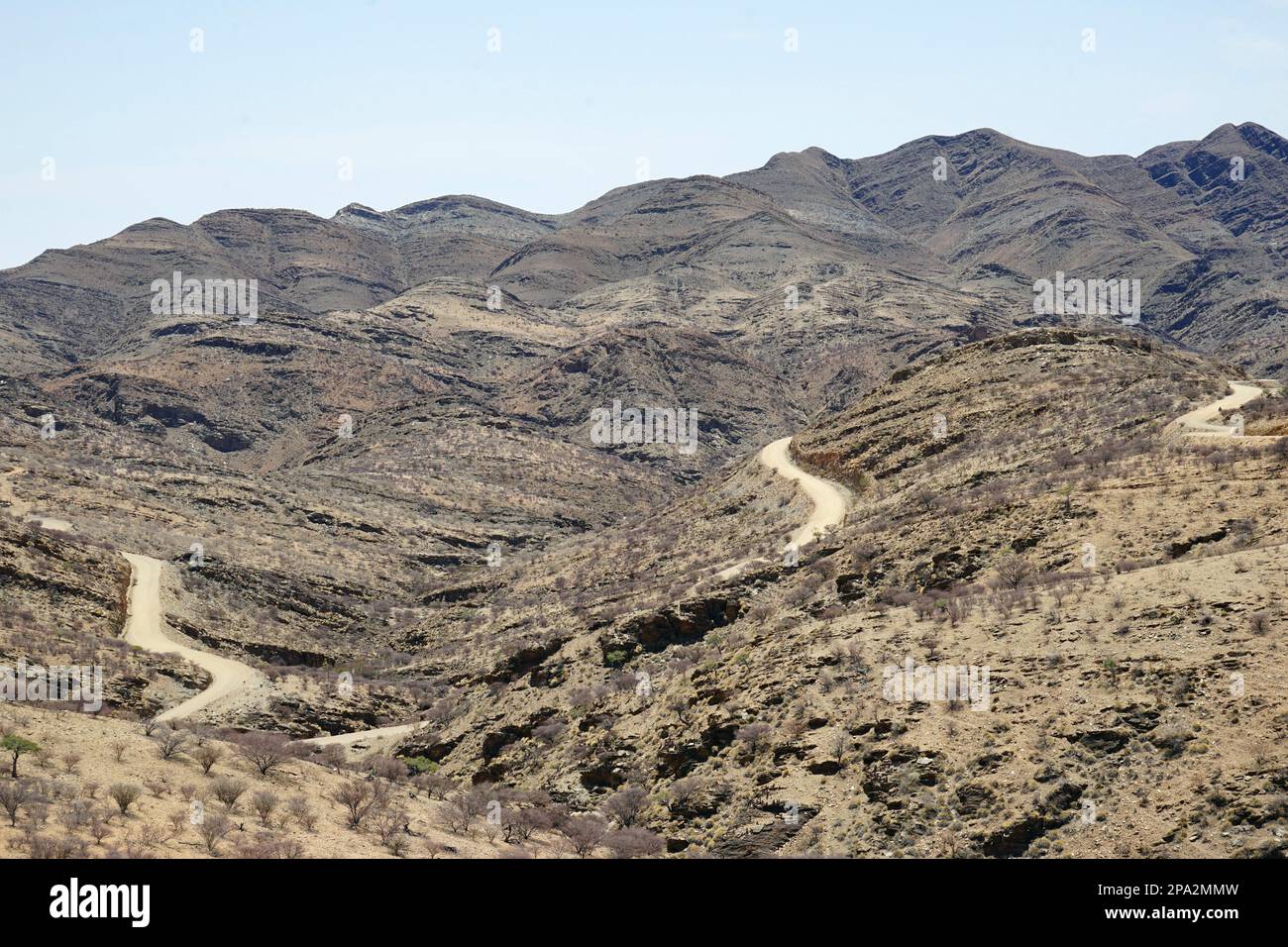 Landscape at Gamsberg Pass, Road C26, Namibia Stock Photo - Alamy