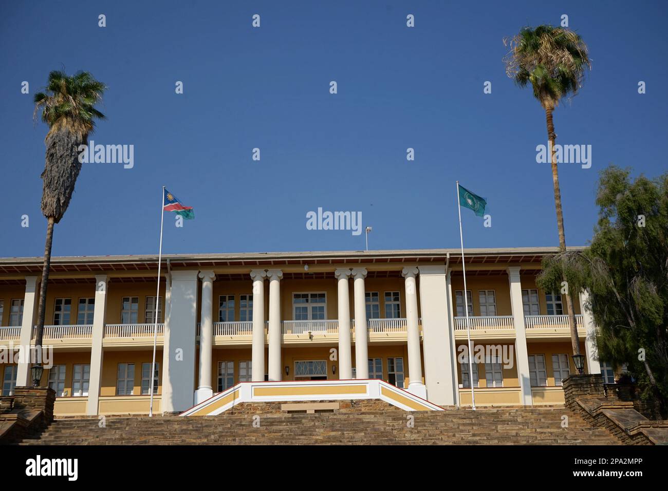 Parliament, Ink Palace, Windhoek, Windhoek, Namibia Stock Photo - Alamy