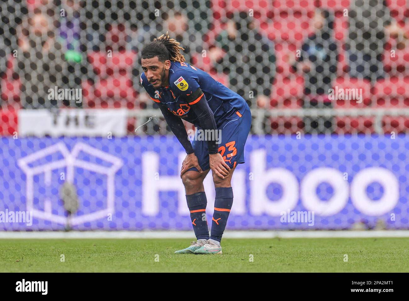 Bristol, UK. 11th Mar, 2023. A dejected Dominic Thompson #23 of ...