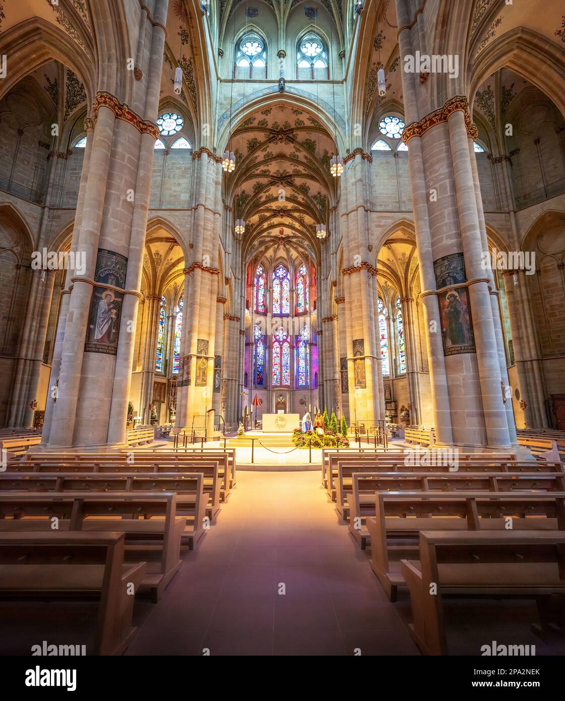 Liebfrauenkirche (Church of Our Lady) Interior - Trier, Germany Stock ...