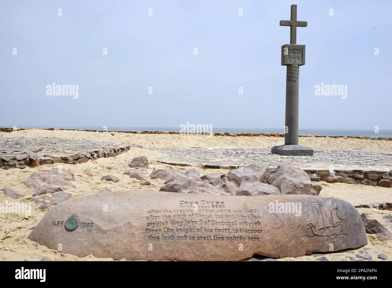Cape Cross, Dorob National Park, Republi, Cape Cross, Namibia Stock ...