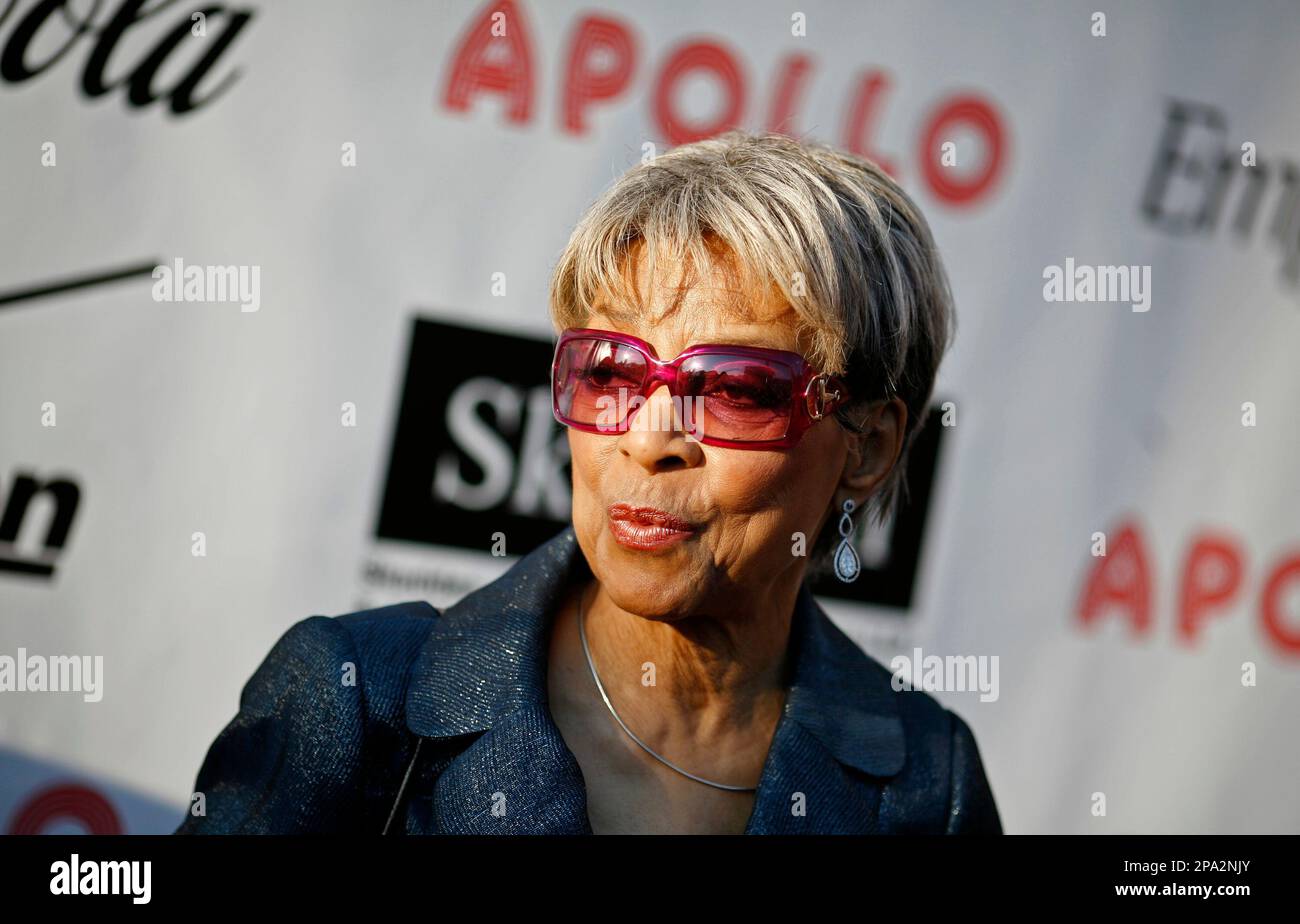 Actress Ruby Dee arrives for the Apollo Theater's annual Hall of Fame ...