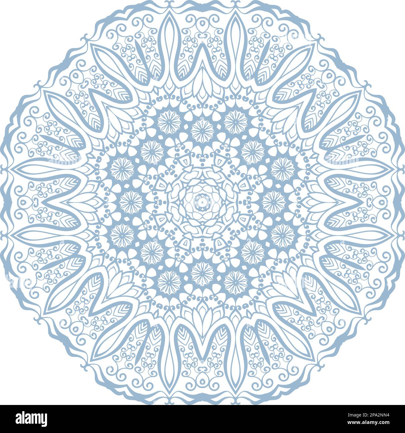 Round ornament Isolated design element Vector illustration Stock Vector ...