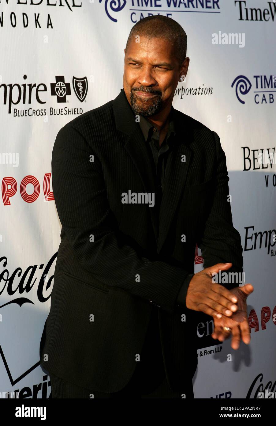 Actor Denzel Washington arrives for the Apollo Theater's annual Hall of ...