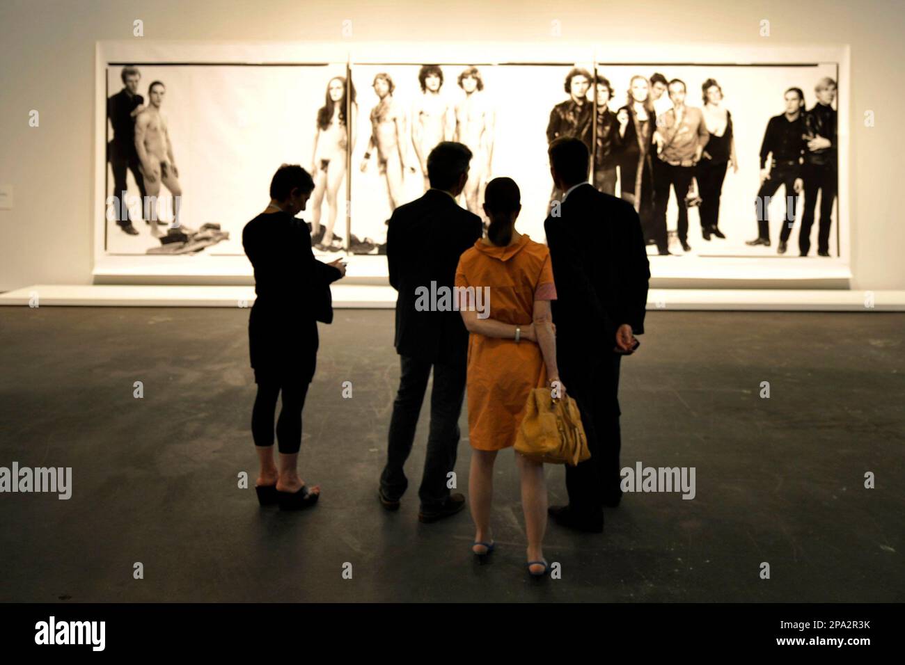 ** EDS NOTE NUDITY ** 'Andy Warhol and Members of the Factory, New York ...