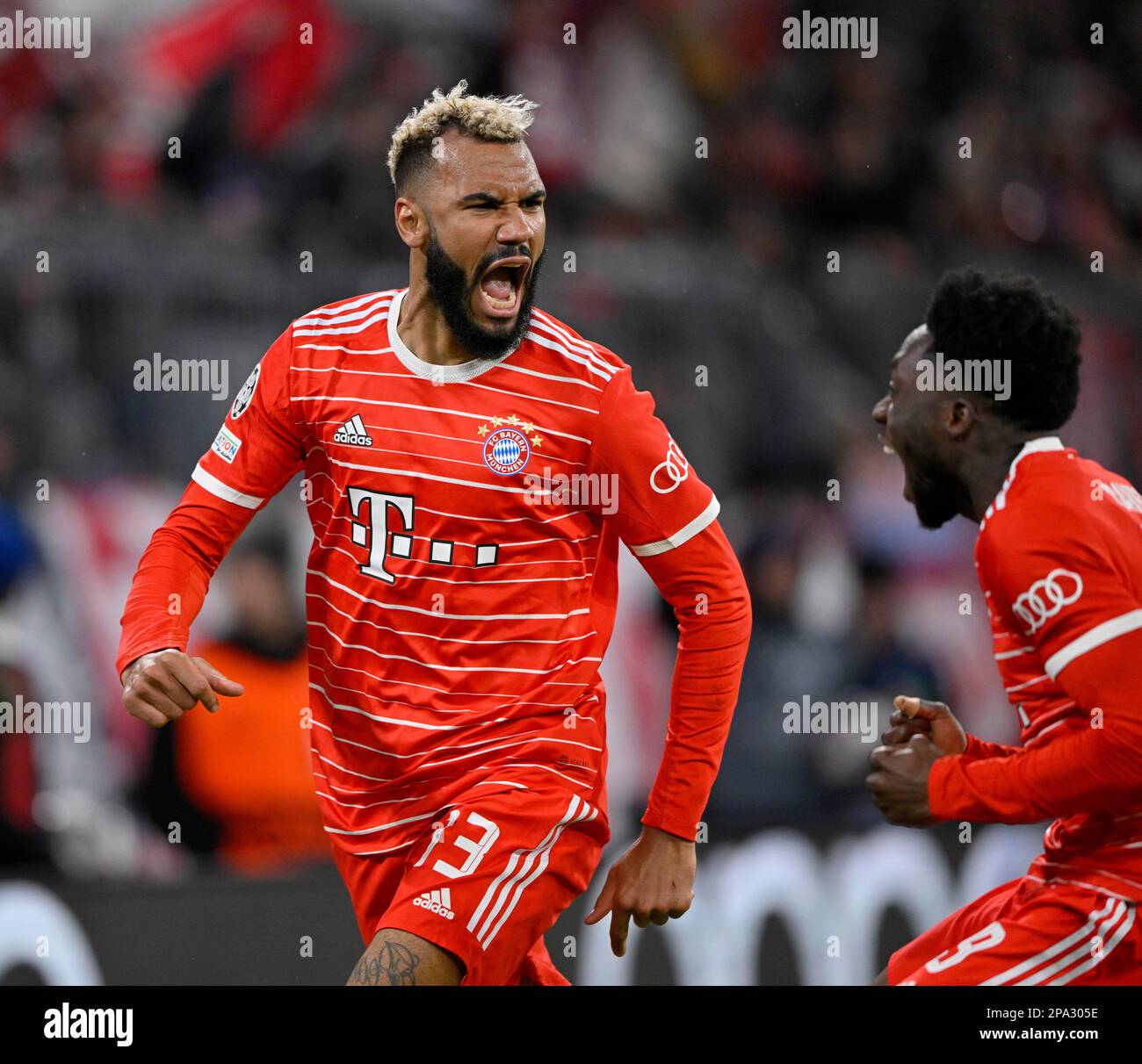 Goal celebration Eric Maxim Choupo-Moting FC Bayern Munich FCB (13 ...