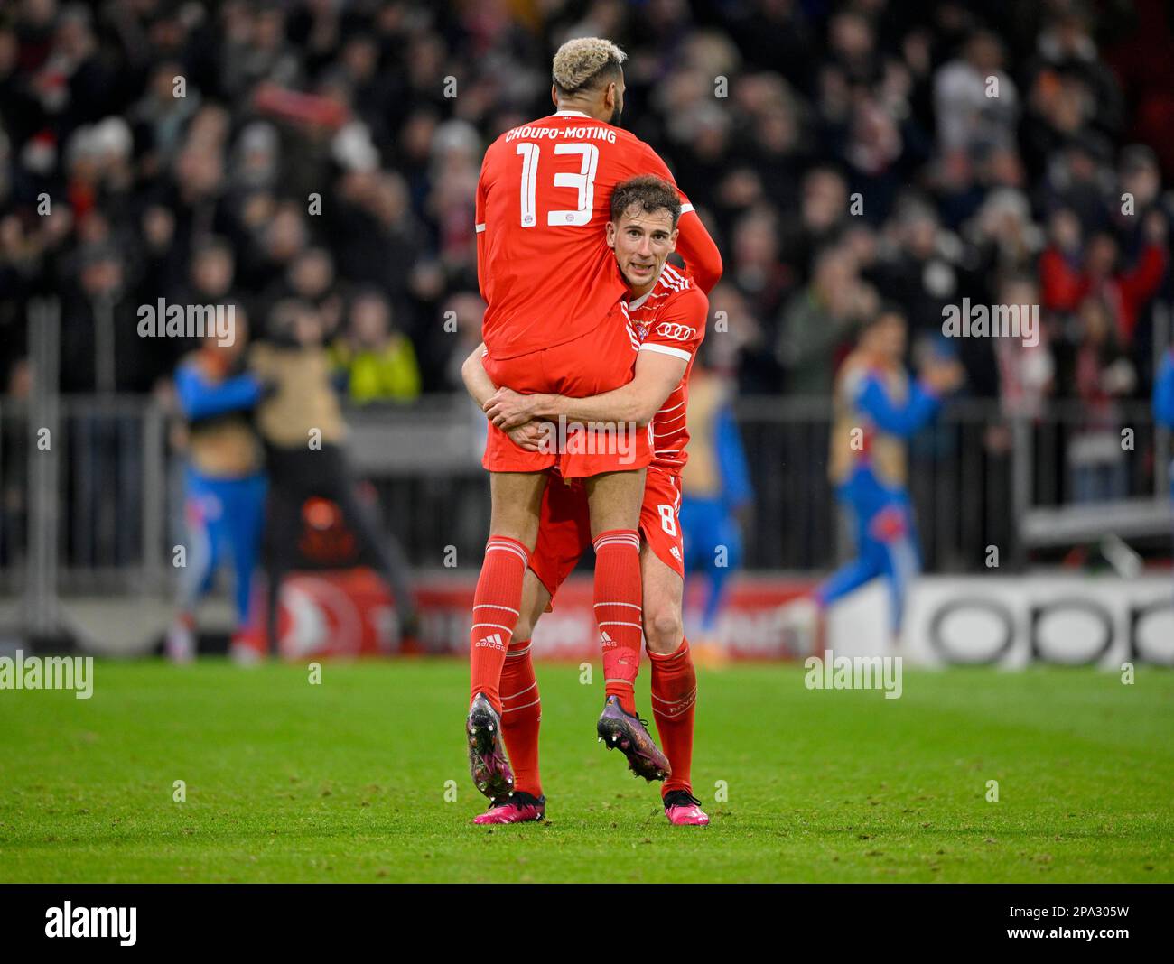 Goal celebration Eric Maxim Choupo-Moting FC Bayern Munich FCB (13 ...