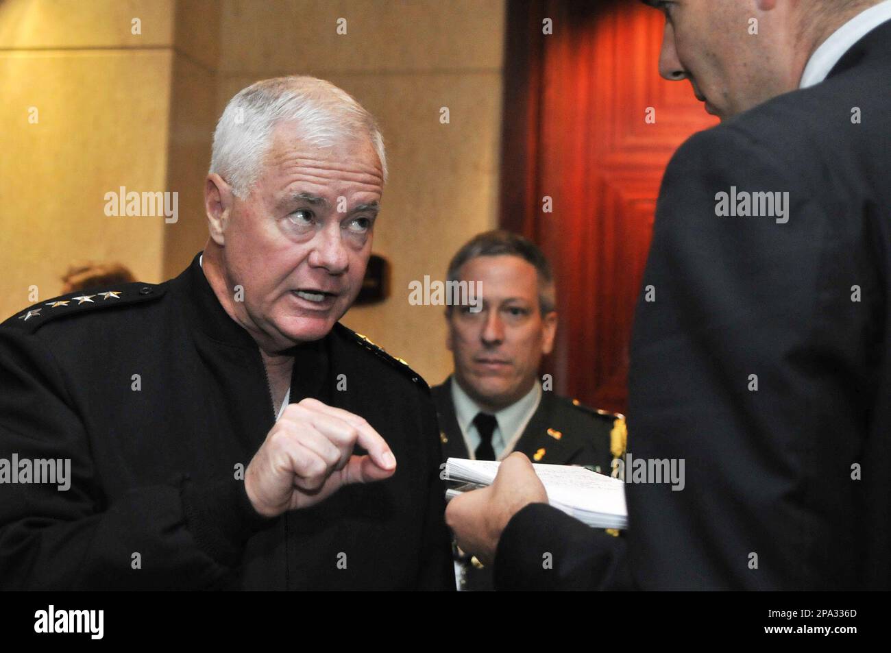 Adm. Timothy J. Keating, the head of the U.S. Pacific command, speaks ...