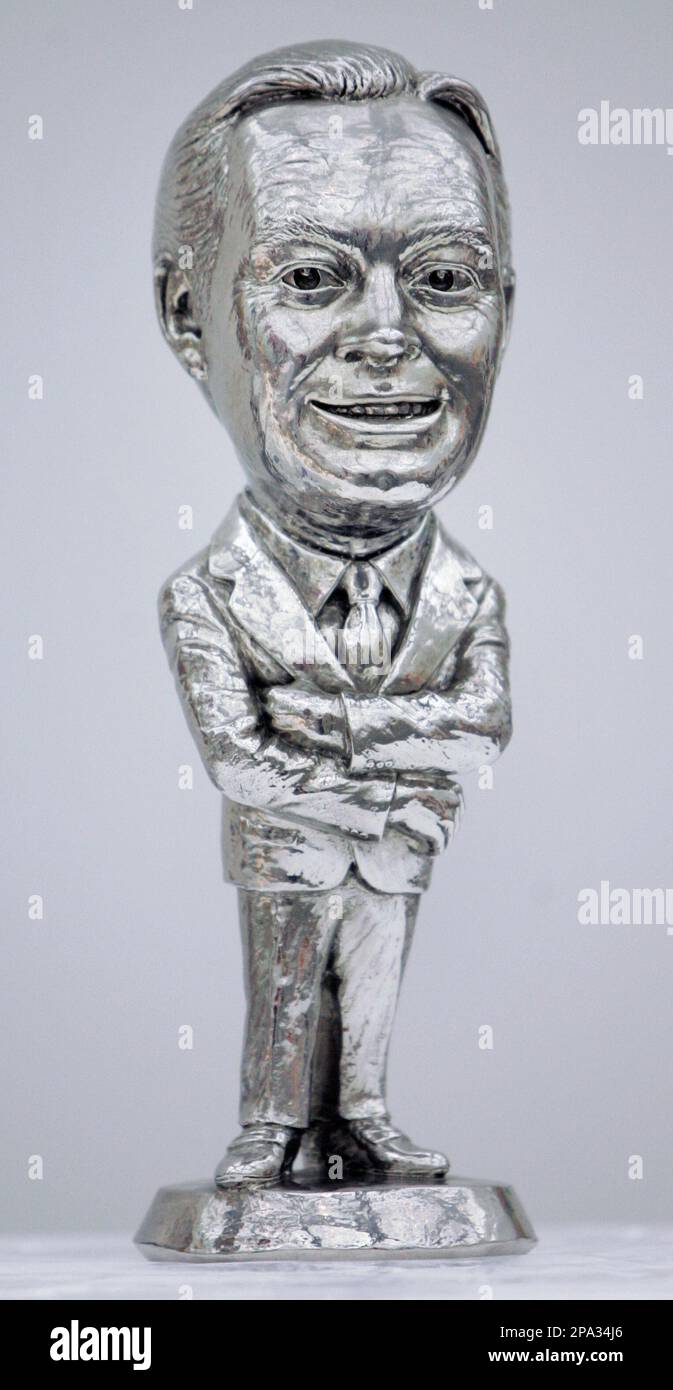 A stainless steel portrait of the comedian, entitled "Bob Hope," is one ...
