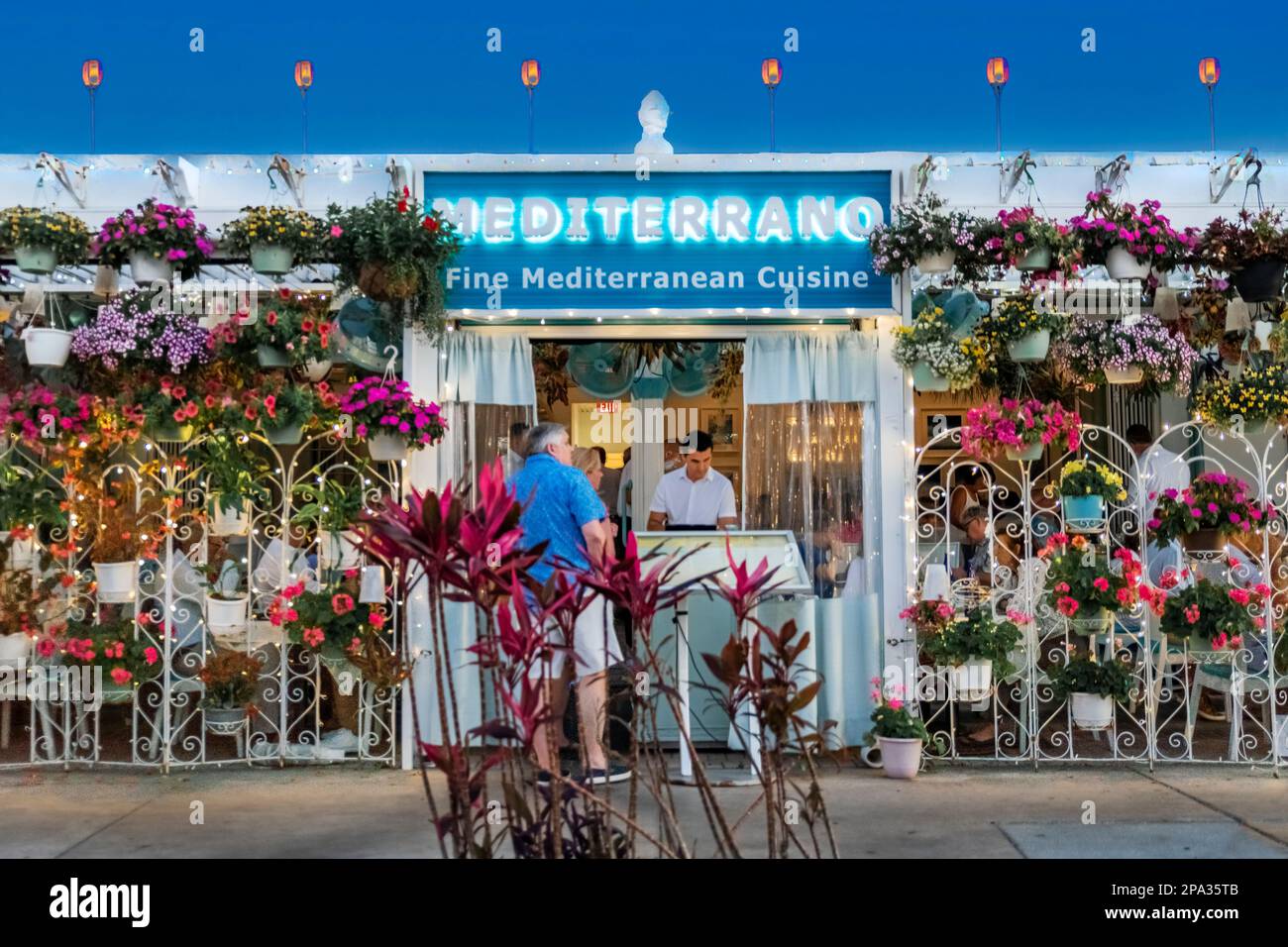Mediterrano Restaurant, Naples, Florida, USA Stock Photo - Alamy