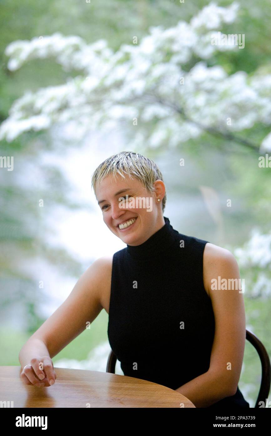 Victoria Wyeth smiles during an interview at the Brandywine River ...