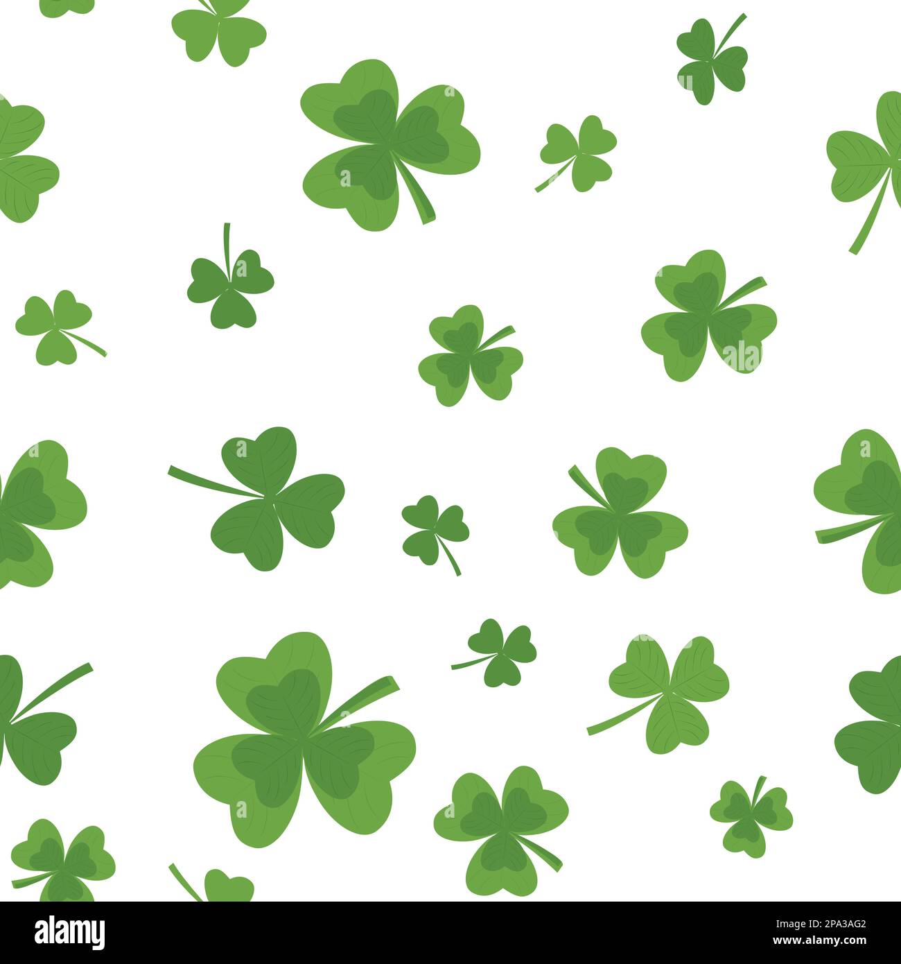 Vector seamless clover pattern. Clover pattern for Saint Patricks Day ...