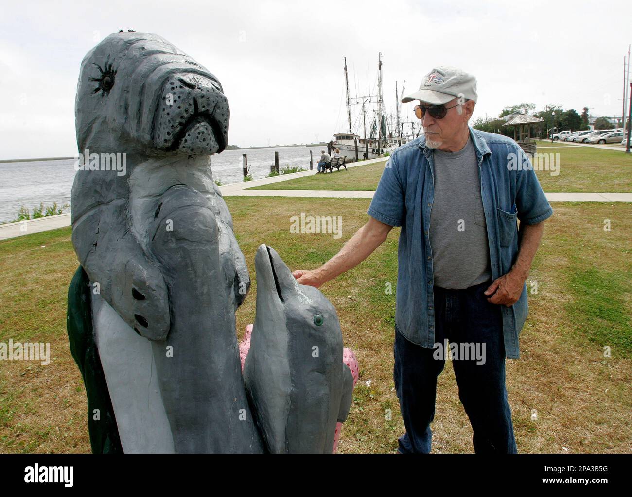 **ADVANCE FOR WEEKEND EDITIONS MAY 31- JUNE 1 ** Ed Moberly checks on ...