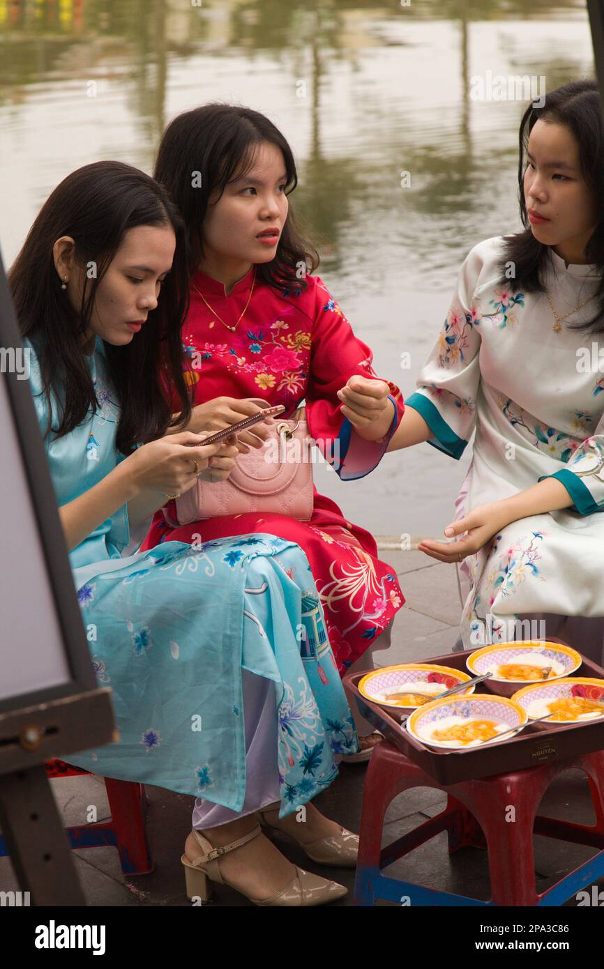 Vietnam, Hoi An, young women, people Stock Photo - Alamy