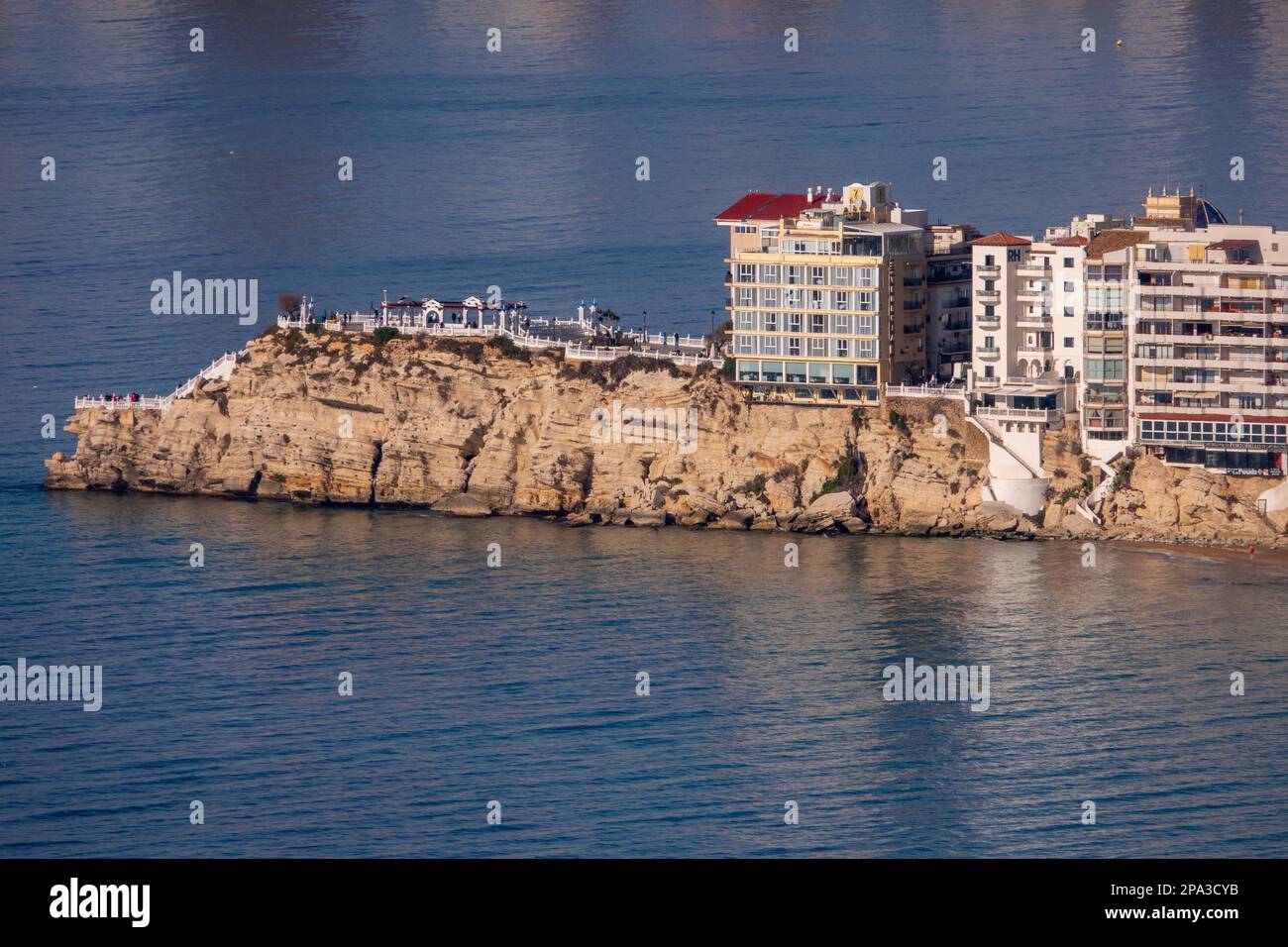 Benidorm, showing high rise buildings and skyscrapers in this popular ...