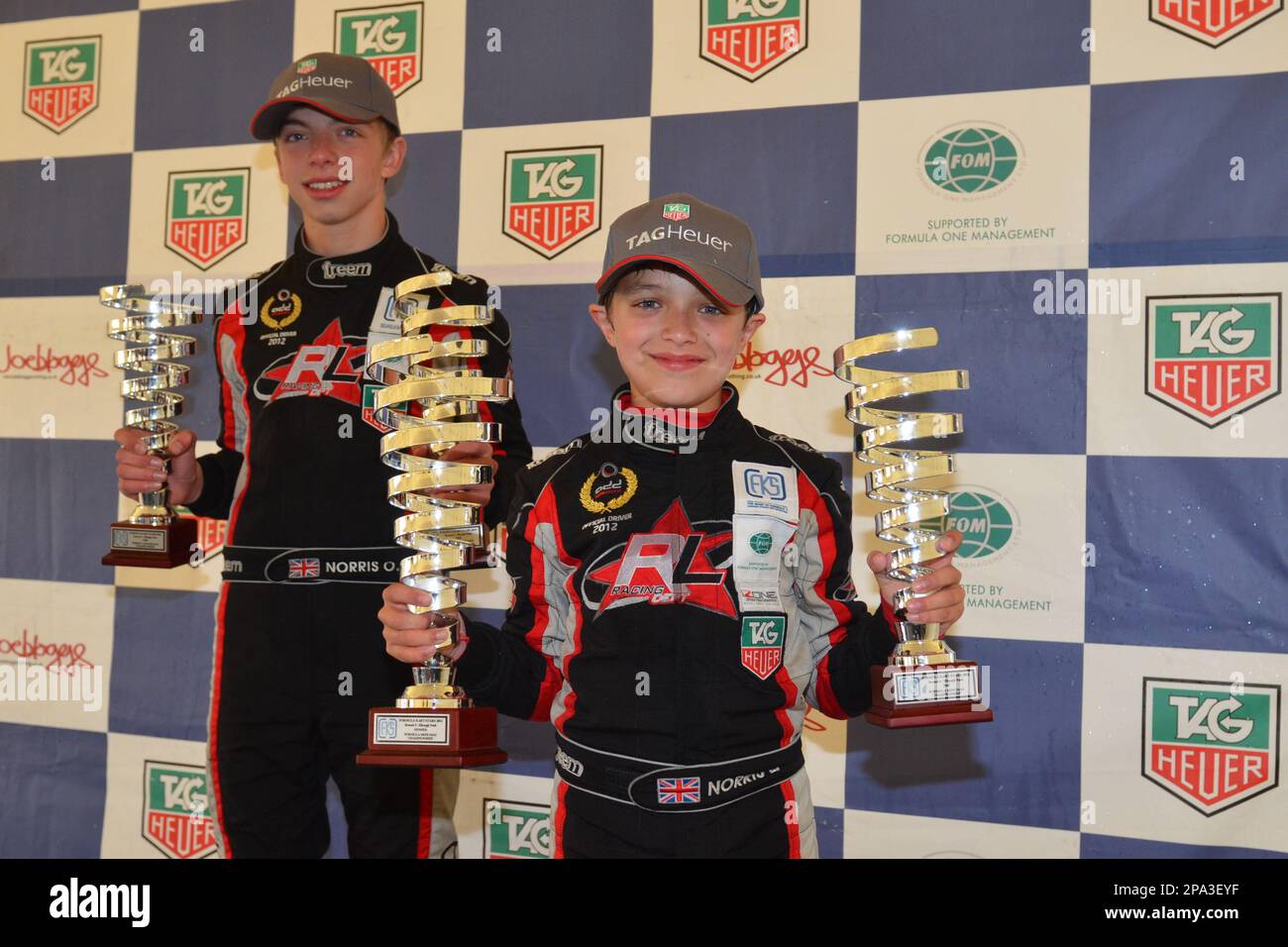 British racing driver Lando Norris who is currently competing in ...