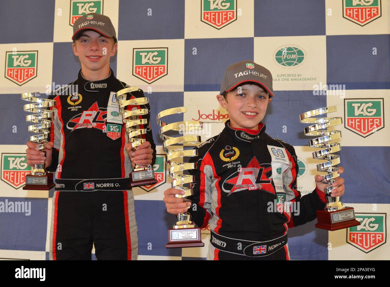 British racing driver Lando Norris who is currently competing in ...