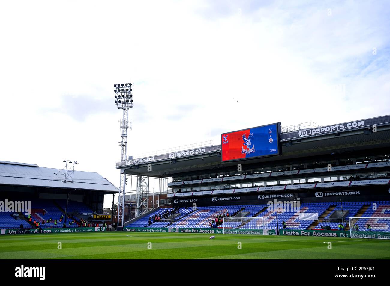 A general view of the stadium ahead of the Premier League match at ...