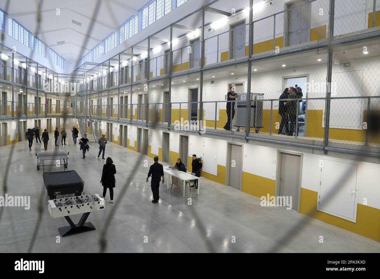 The new prison pictured during the transfer of 280 prisoners from the ...