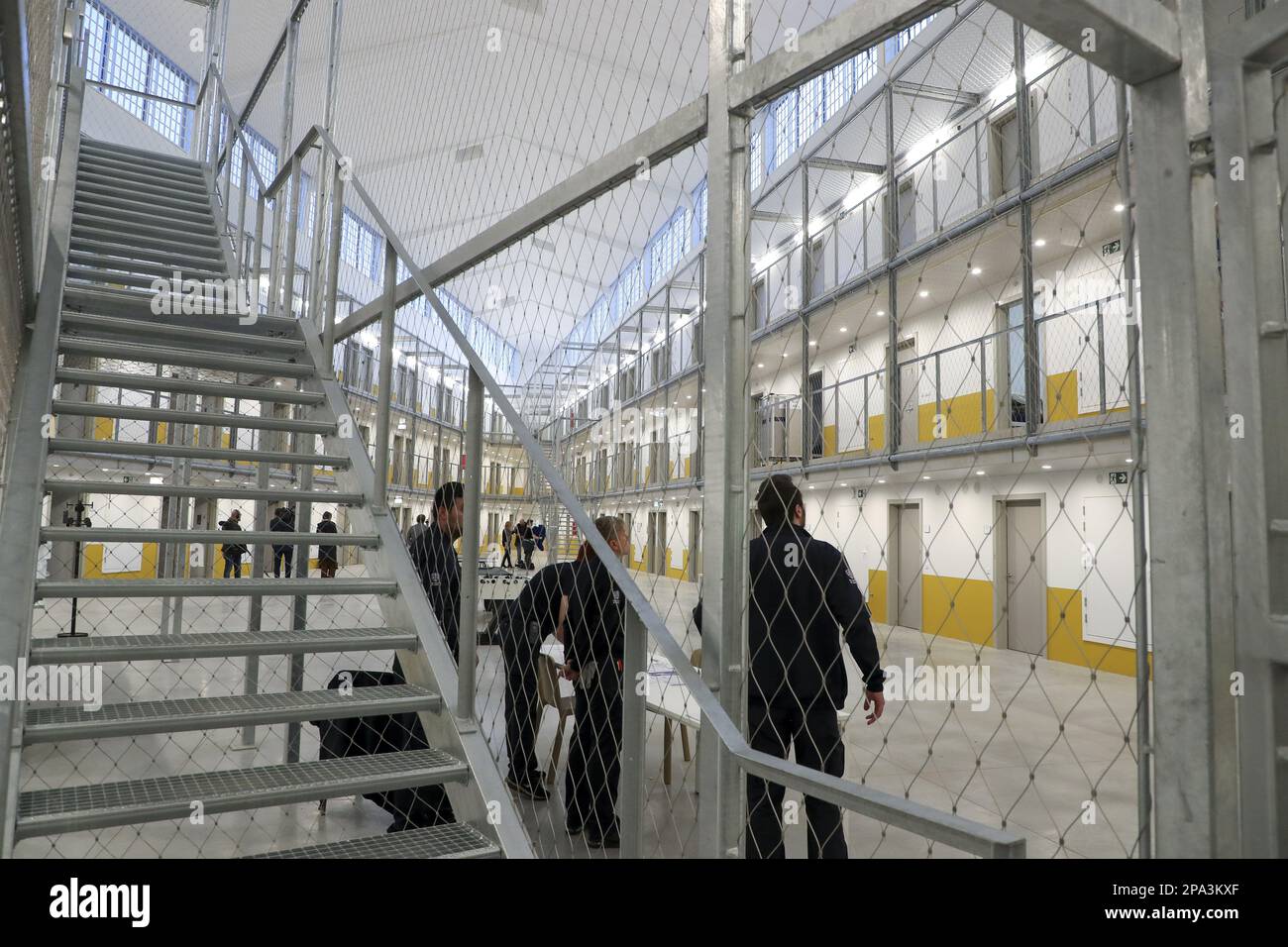 The new prison pictured during the transfer of 280 prisoners from the ...