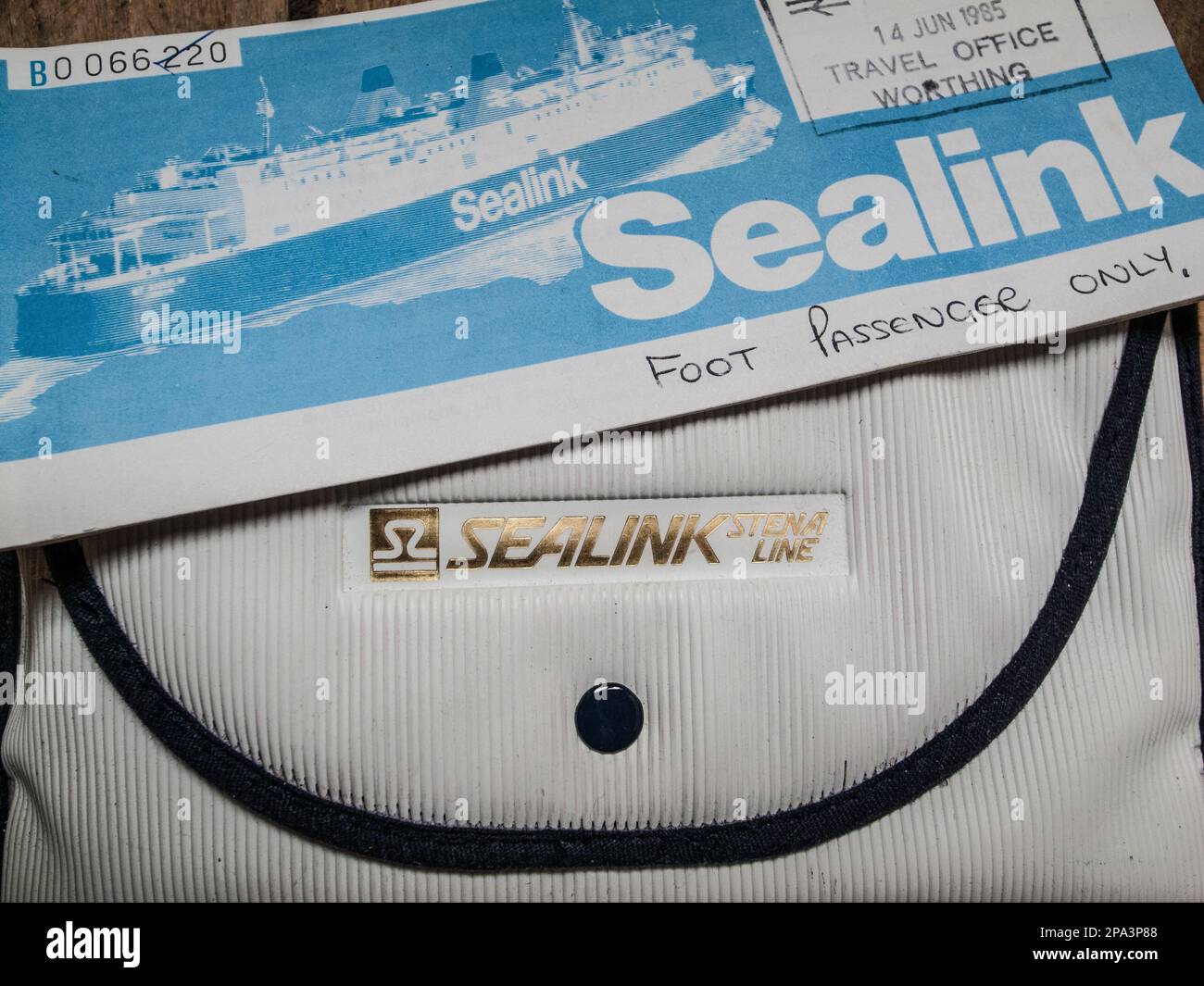 Sealing foot passenger ticket hi-res stock photography and images - Alamy