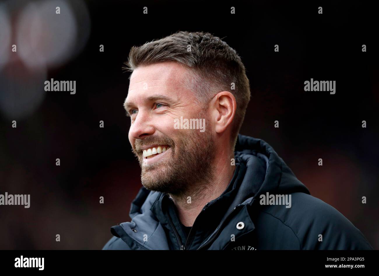 Luton Town manager Rob Edwards ahead of the Sky Bet Championship match ...