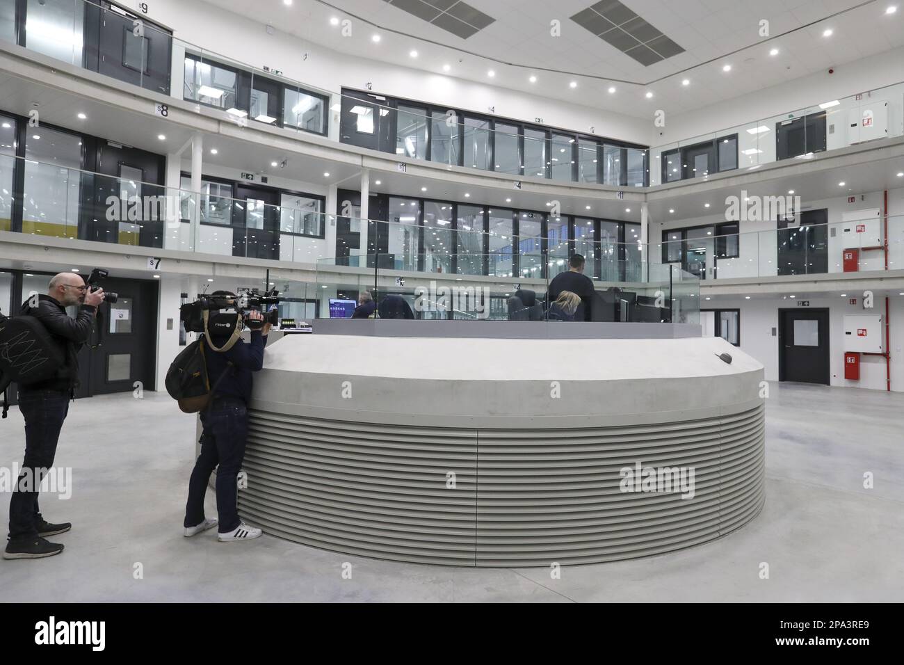 The new prison pictured during the transfer of 280 prisoners from the ...