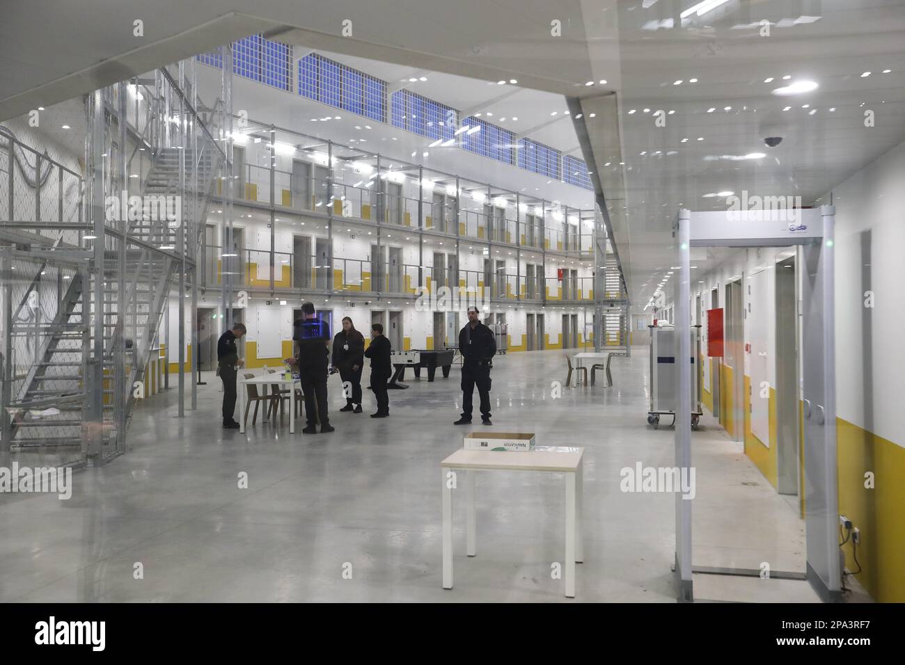 The new prison pictured during the transfer of 280 prisoners from the ...