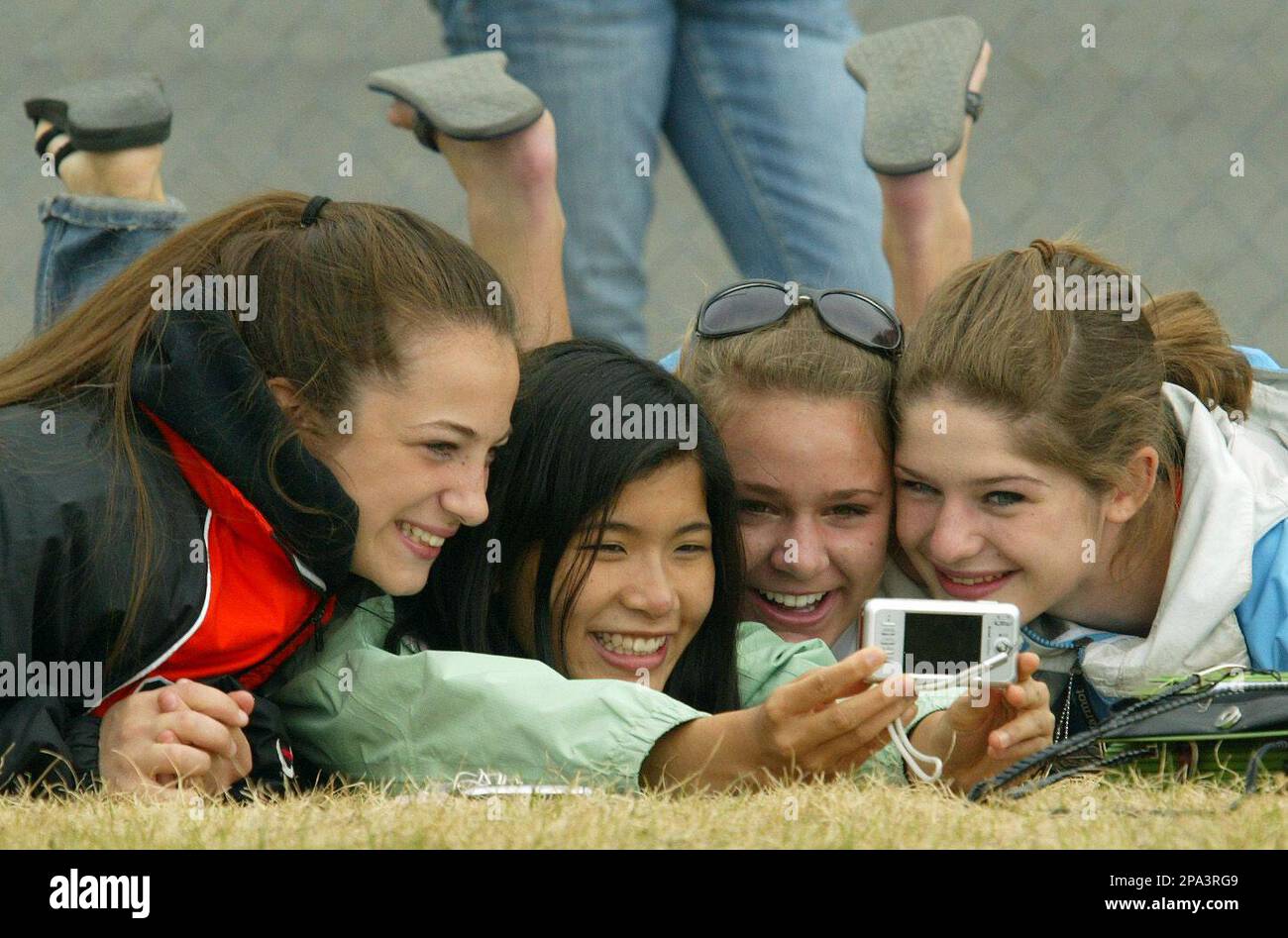 West Anchorage High School athletes (from left) Brianne Bohn, Joy ...