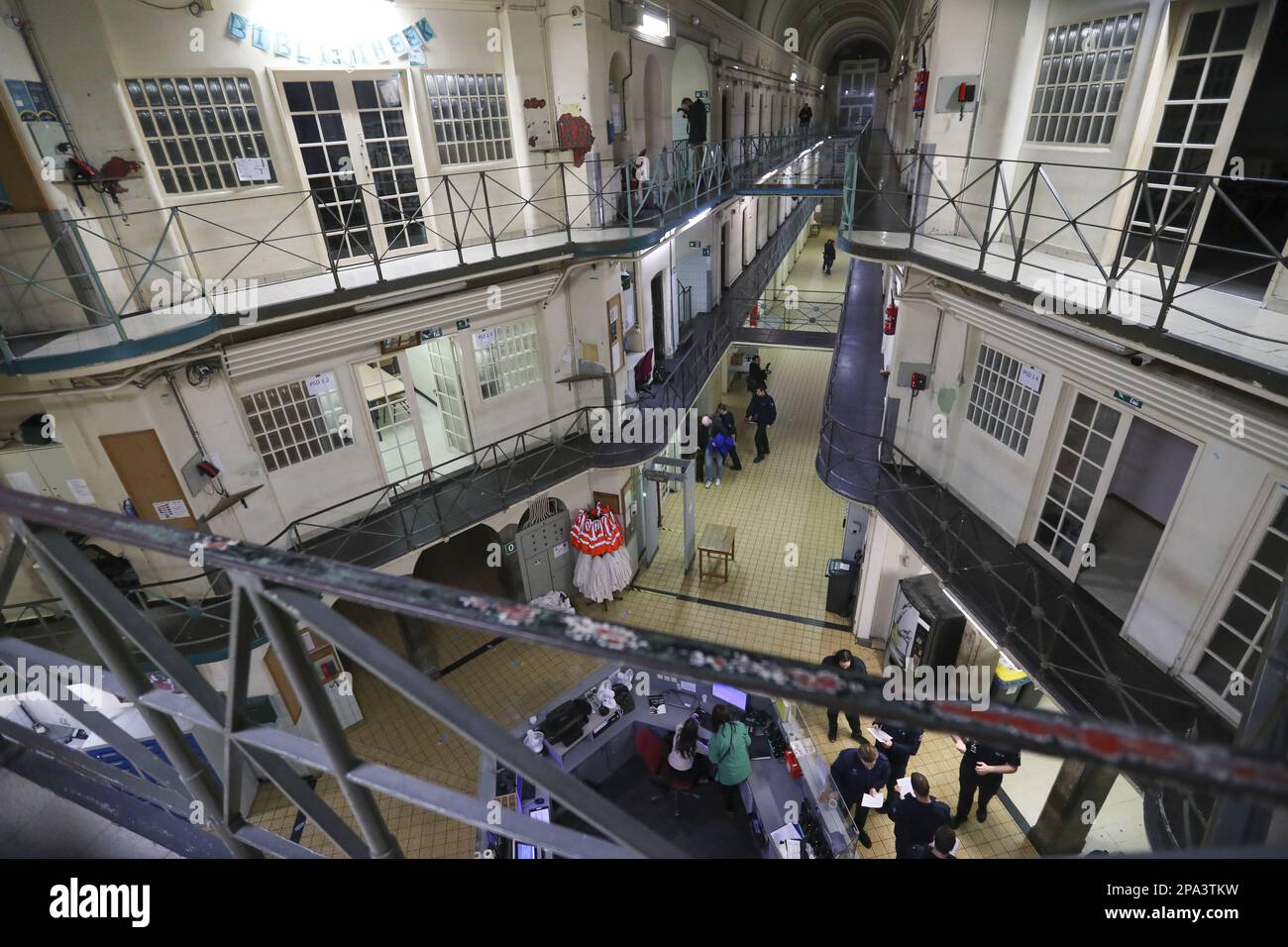 The old prison pictured during the transfer of 280 prisoners from the ...